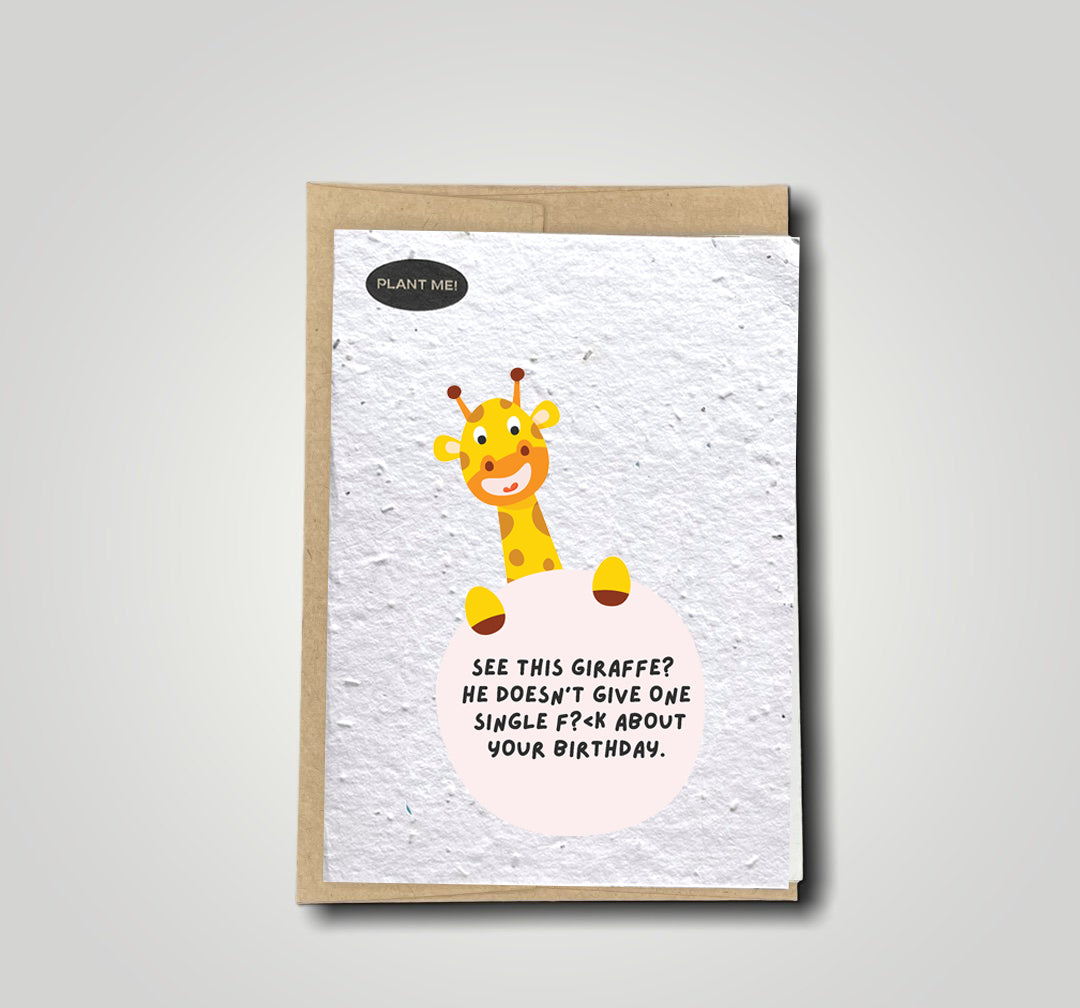 See This Giraffe? Plantable Greeting Card – Plantable Greetings