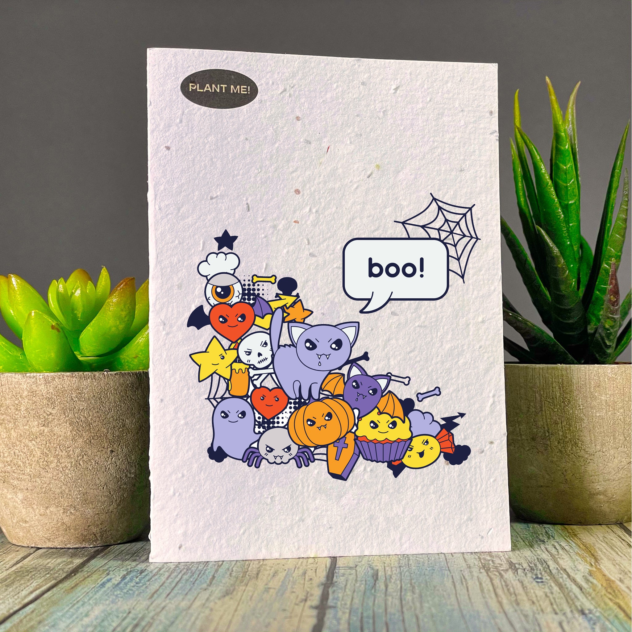 Boo! Plantable Greeting Card – Plantable Greetings