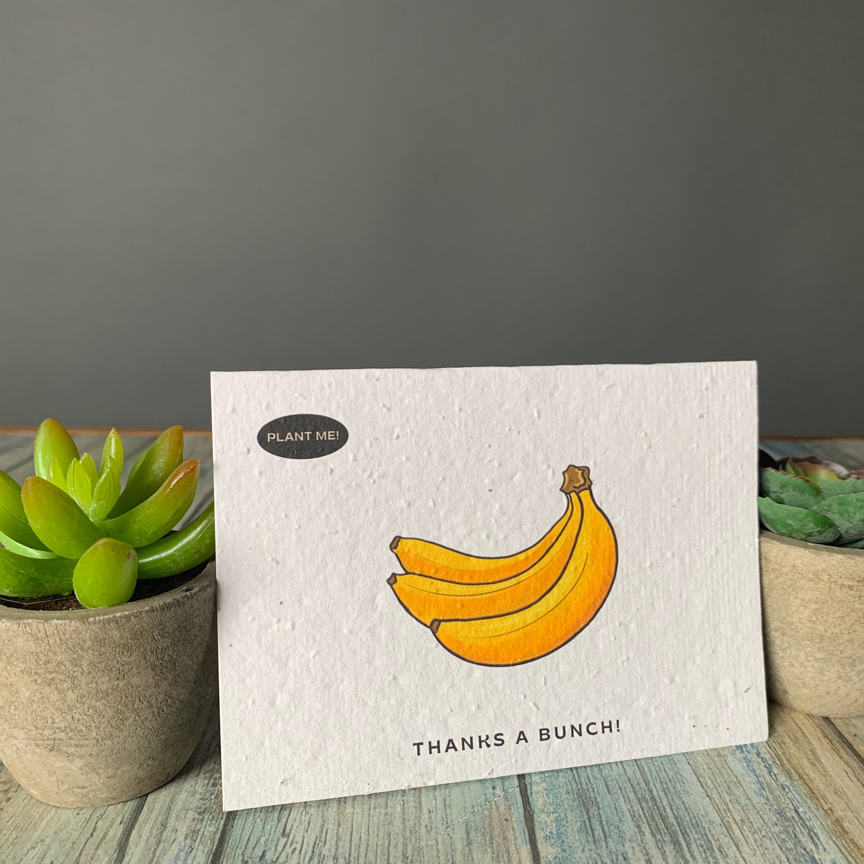Thanks a Bunch Plantable Greeting Card – Plantable Greetings
