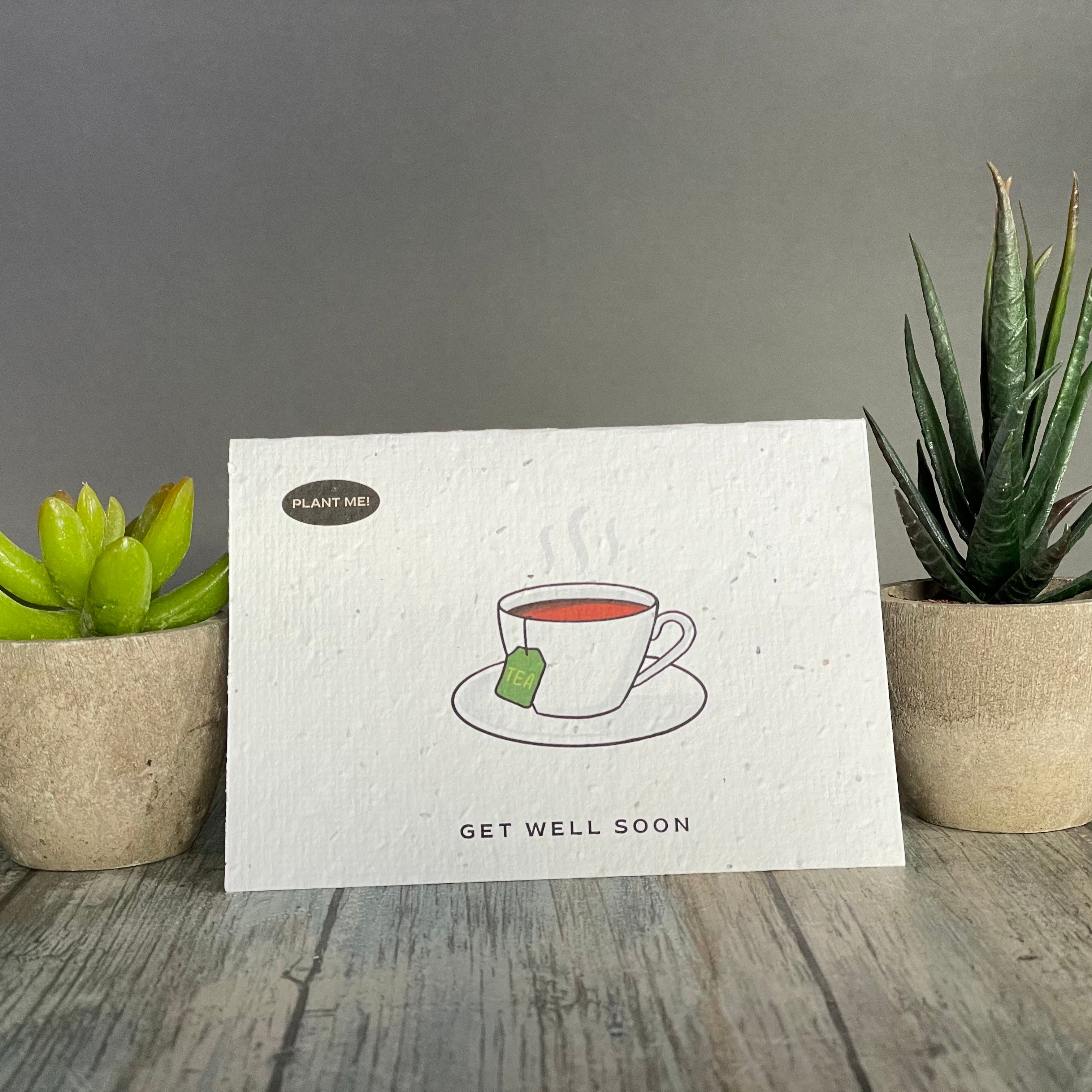 Cup of Tea Plantable Greeting Card – Plantable Greetings
